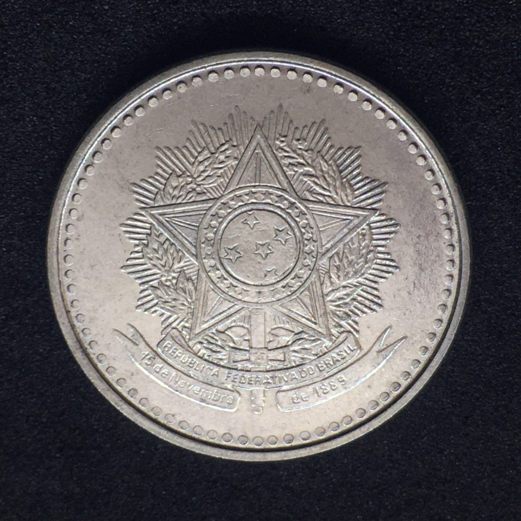 1 Cruzado 1987 Aço Inox FC | Numismático